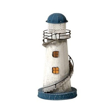 Faro marítimo en hojalata