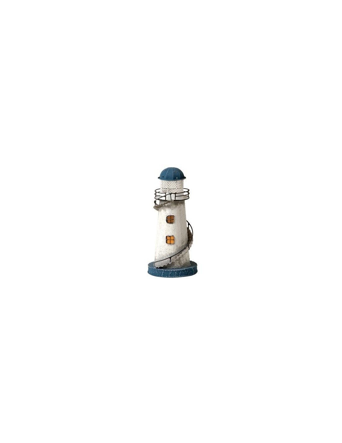 Faro marítimo en hojalata